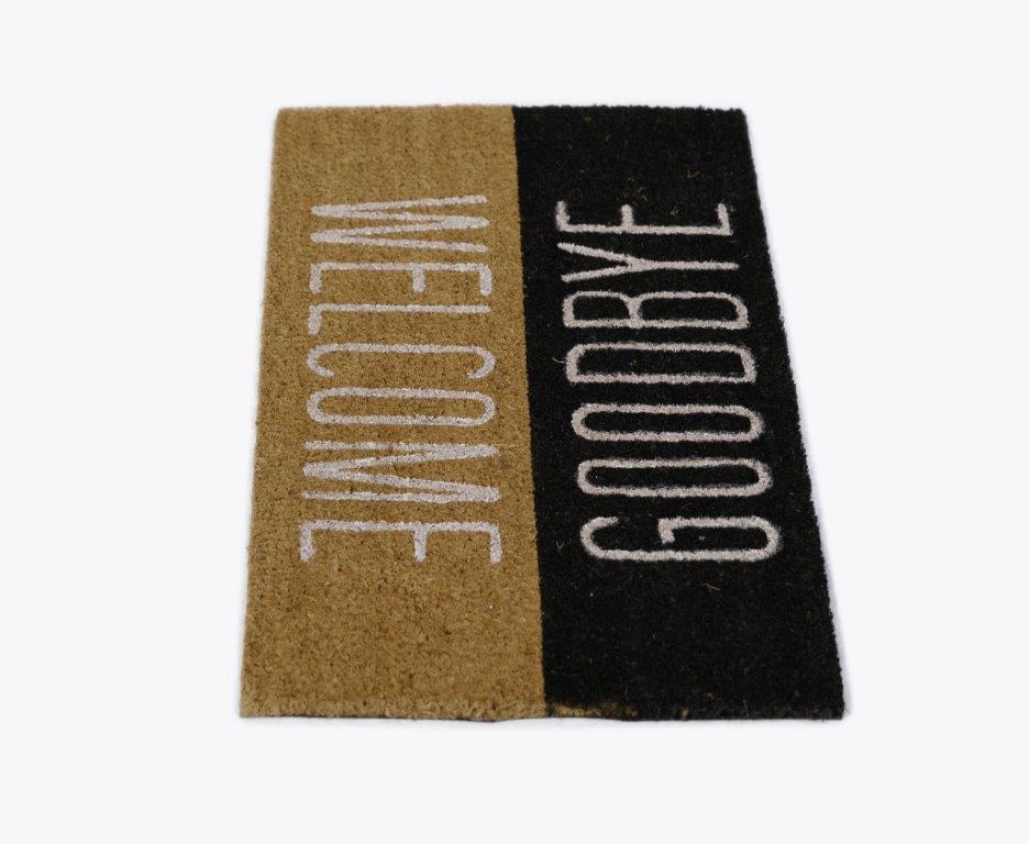 Welcome Goodbye Coir Doormat — OnlyMat
