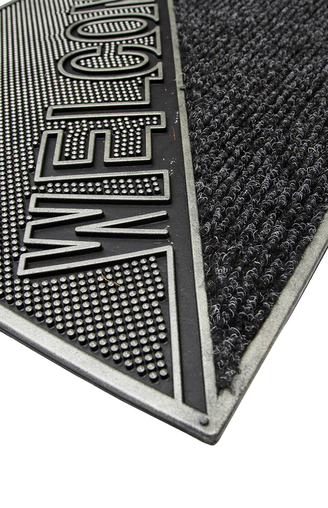 OnlyMat Rubber Pin Welcome Mat with Polypropylene Insert | Welcome ...